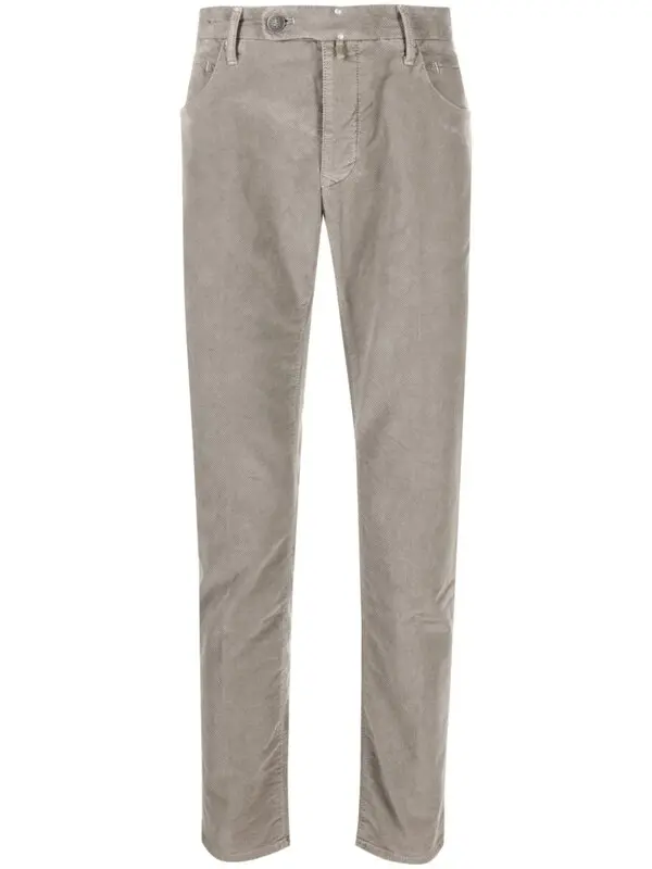 Incotex Slim-cut Cotton Trousers
