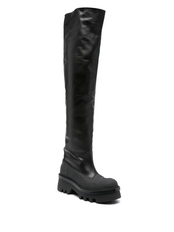 Chloé Raina 50mm Thigh-high Leather Boots