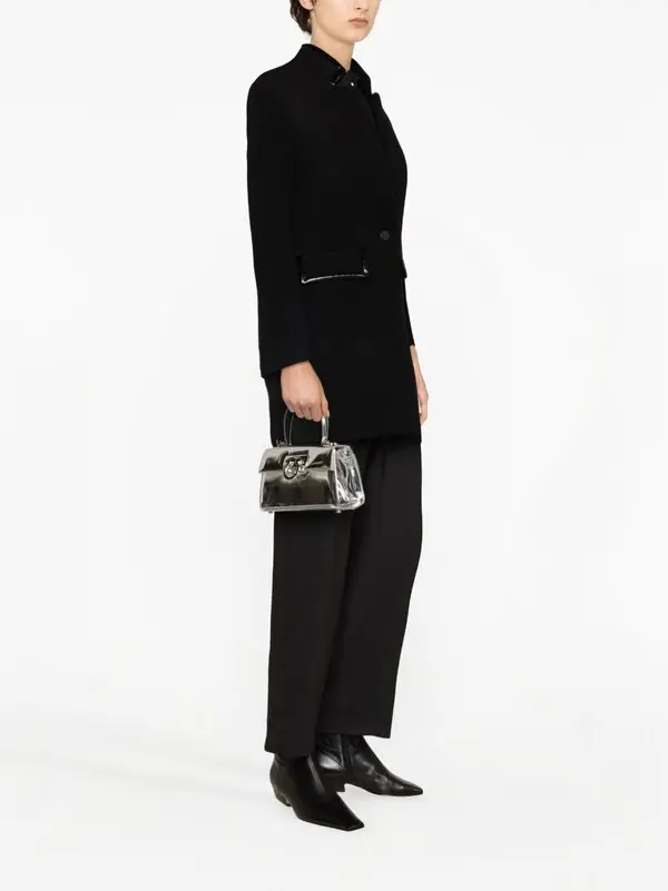 Maje Single-breasted Wool-blend Coat