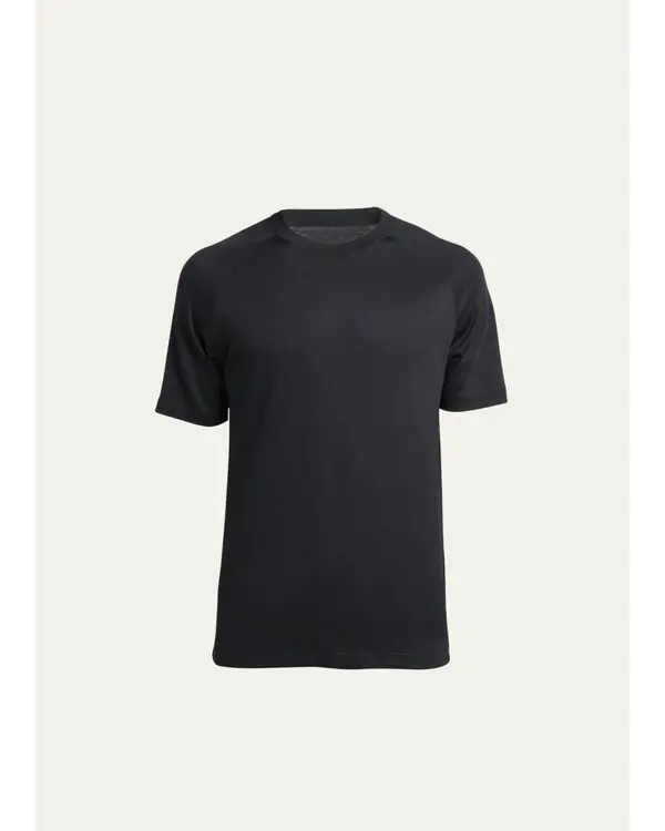 Zegna Wool-stretch Crewneck T-shirt