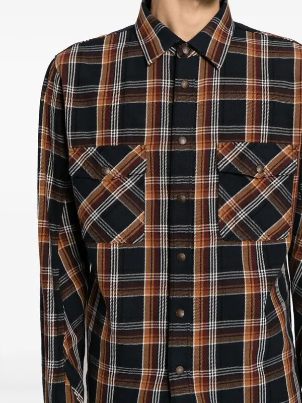 Rag & Bone Plaid-check Cotton Shirt