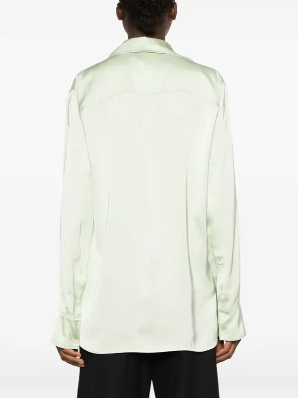 JIL SANDER Wrap Satin Shirt