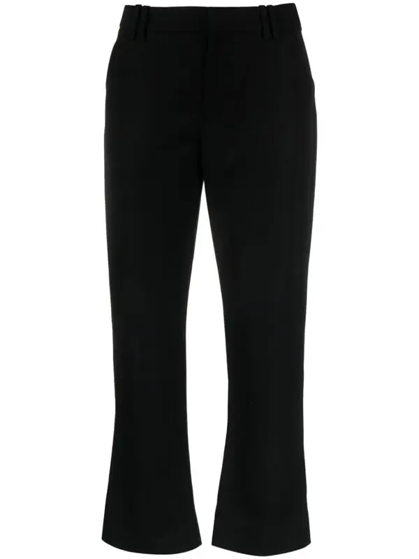 Balmain Virgin Wool Cropped Trousers