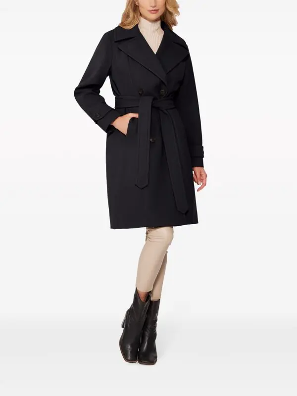 NORWEGIAN WOOL Double-breasted Wool-blend Coat