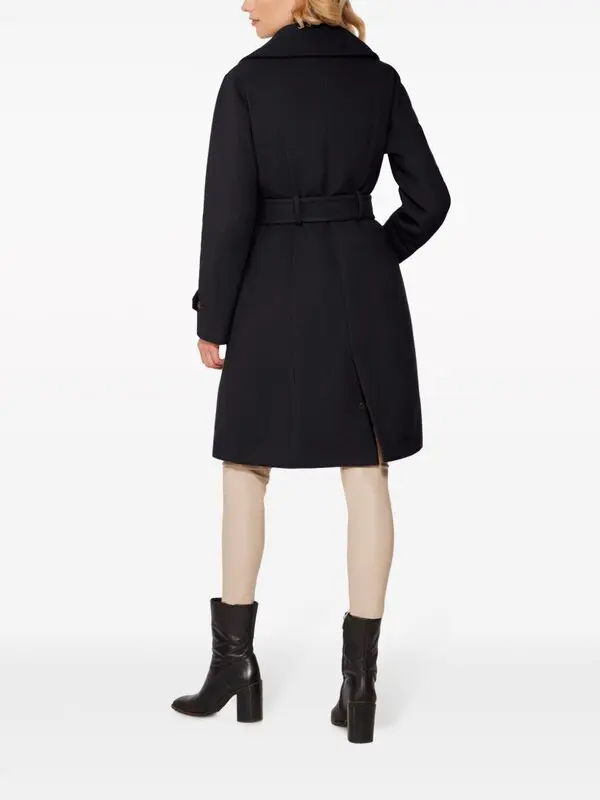 NORWEGIAN WOOL Double-breasted Wool-blend Coat