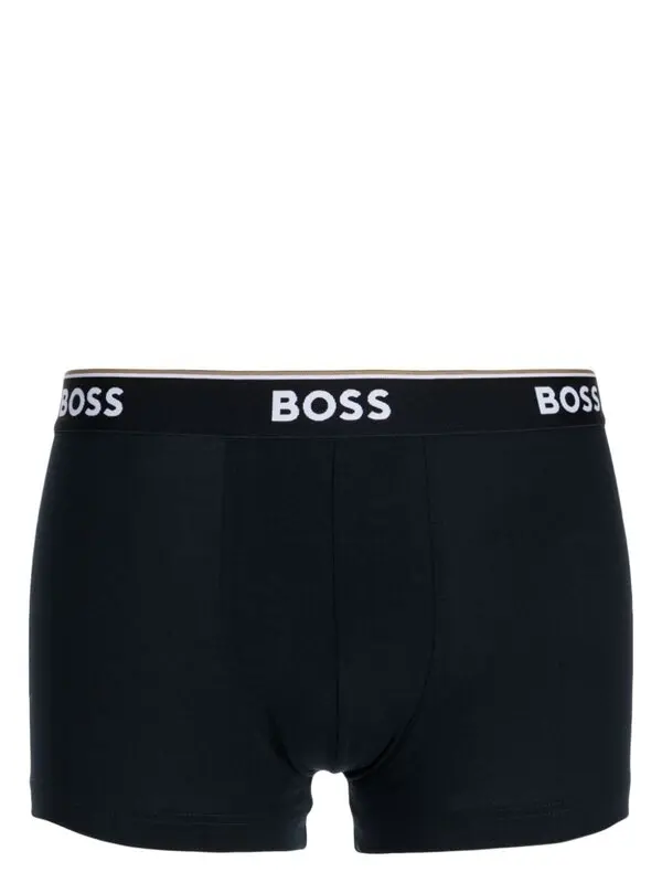 BOSS Logo-waistband Boxers - Blue