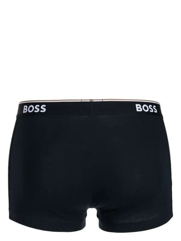 BOSS Logo-waistband Boxers - Blue