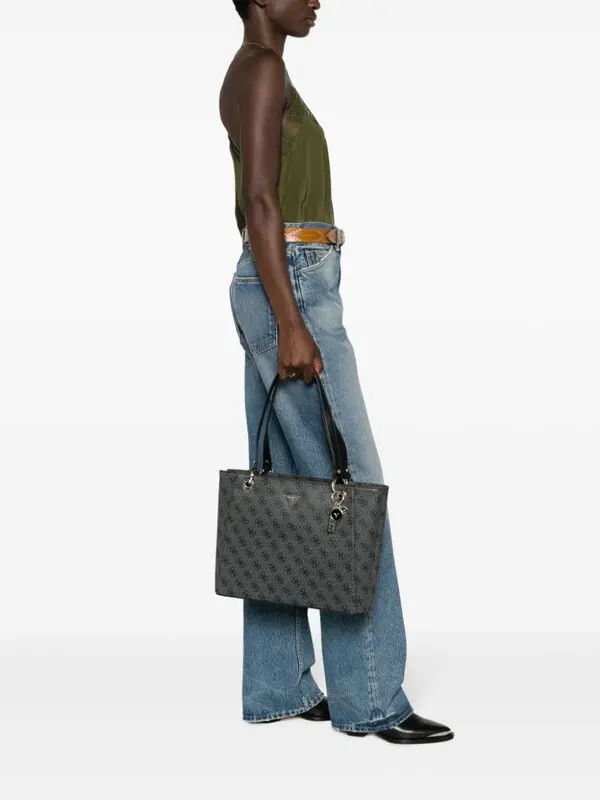 Guess Noelle Monogram-pattern Tote Bag