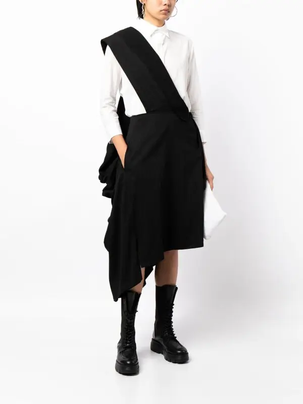 Yohji Yamamoto Asymmetric Cotton Dress