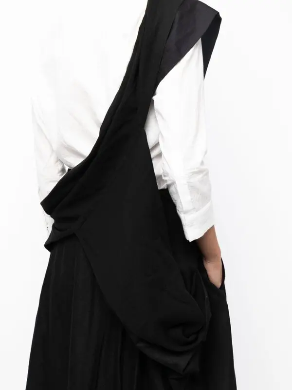 Yohji Yamamoto Asymmetric Cotton Dress