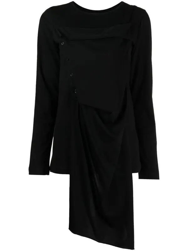 Yohji Yamamoto Asymmetric Cotton Top