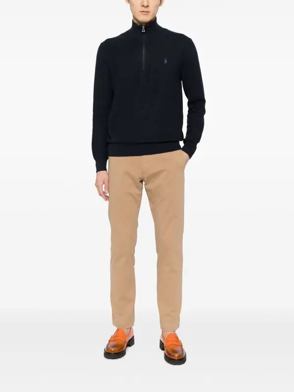 Polo Ralph Lauren Logo-embroidered Sweatshirt - Blue