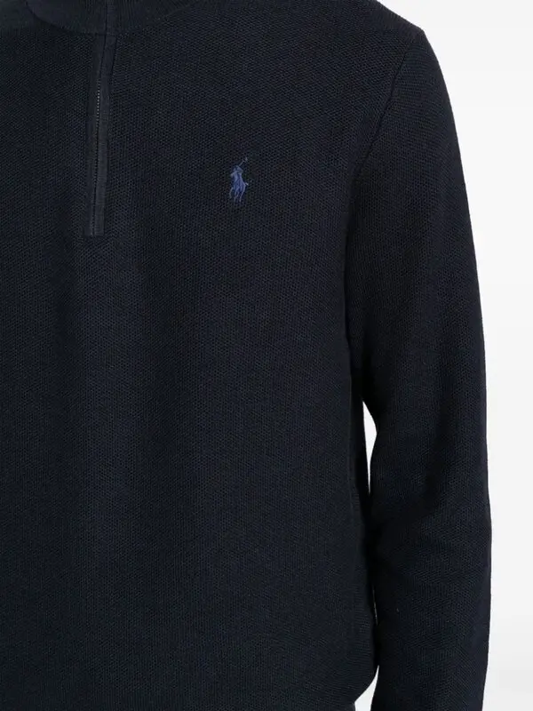 Polo Ralph Lauren Logo-embroidered Sweatshirt - Blue