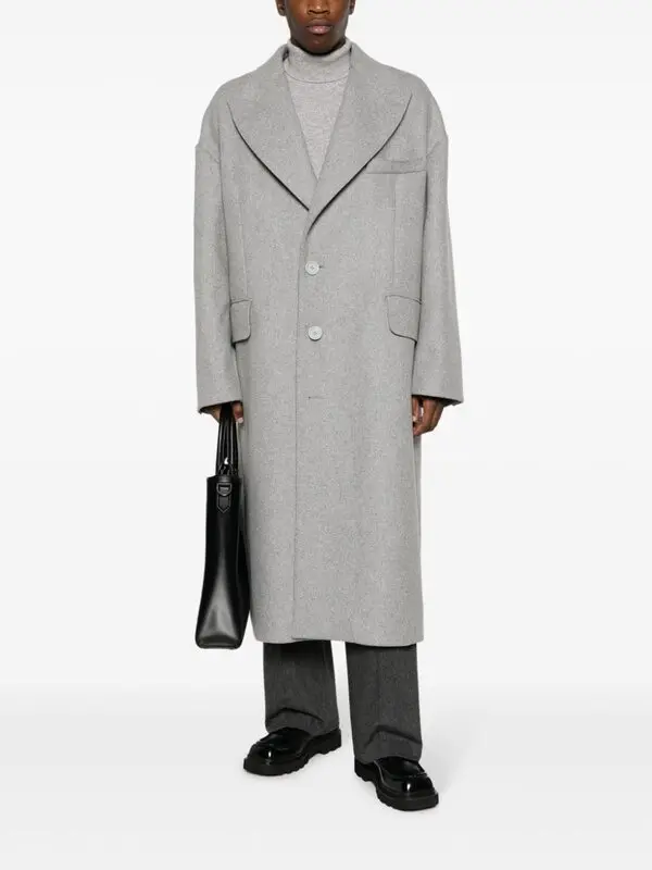 Dolce & Gabbana Single-breasted Coat - Grey