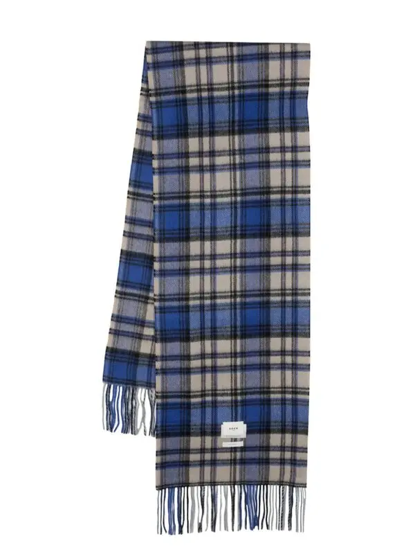 ADER ERROR Check-pattern Wool Scarf