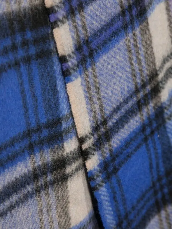 ADER ERROR Check-pattern Wool Scarf