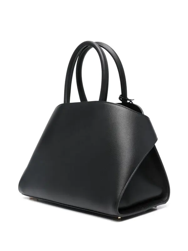 FERRAGAMO Medium Gancini-buckle Tote Bag - Black