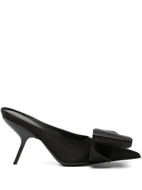 FERRAGAMO Pointed-toe 90mm Leather Mules