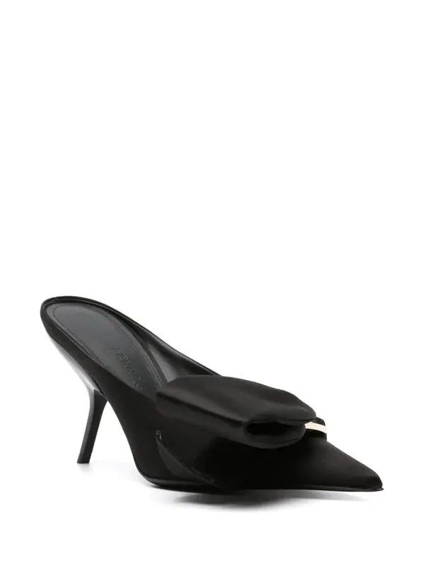 FERRAGAMO Pointed-toe 90mm Leather Mules