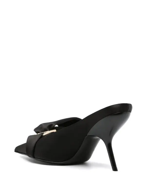 FERRAGAMO Pointed-toe 90mm Leather Mules