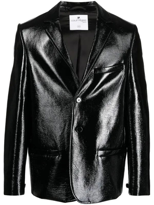 COURREGES Patent-finish Blazer