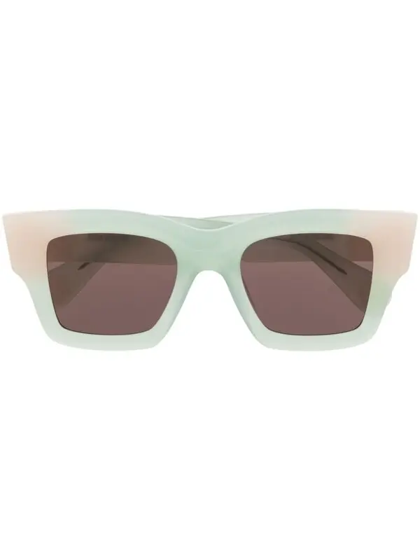 Jacquemus Les Lunettes Baci Square-frame Sunglasses - Green