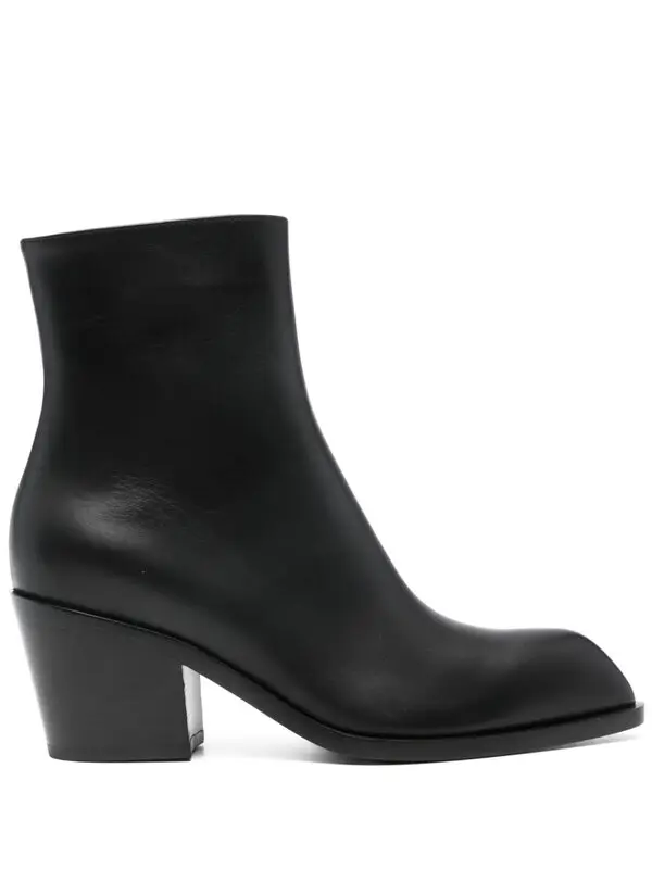 GIANVITO ROSSI Wednesday Leather Ankle Boots