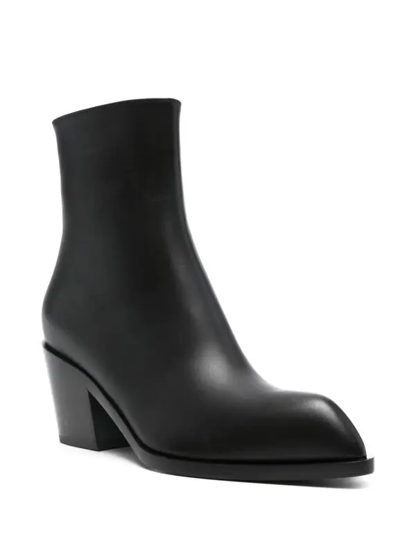 GIANVITO ROSSI Wednesday Leather Ankle Boots