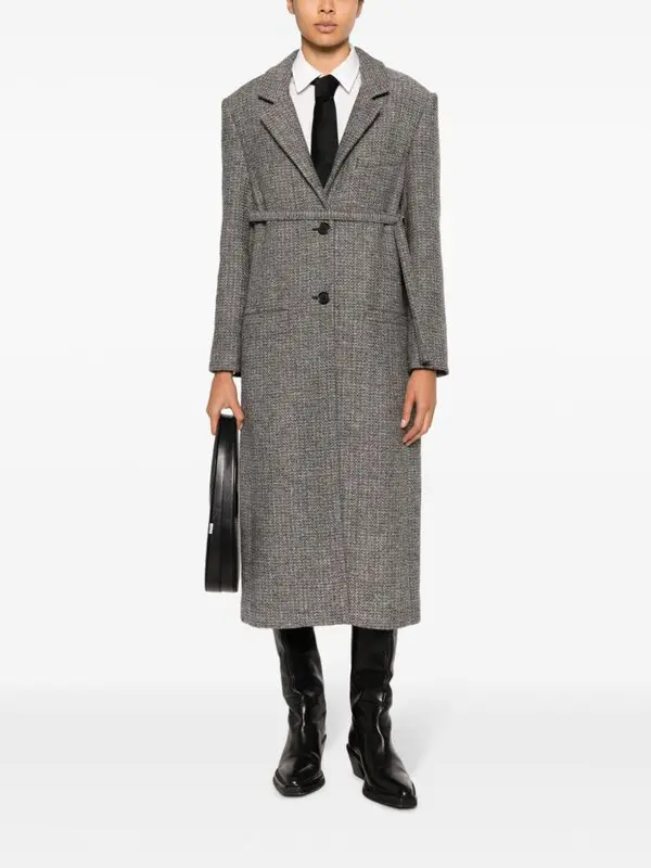 COURREGES Strap-detail Tailored Coat