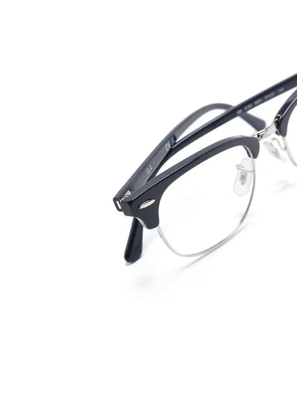 Ray-ban Clubmaster Round-frame Glasses - Blue