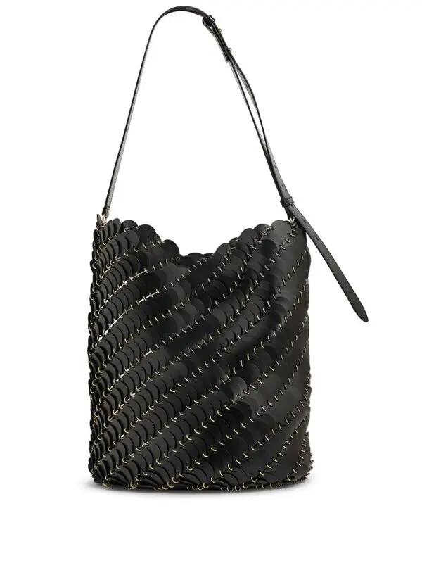 Rabanne Pacoïo Leather Bucket Bag