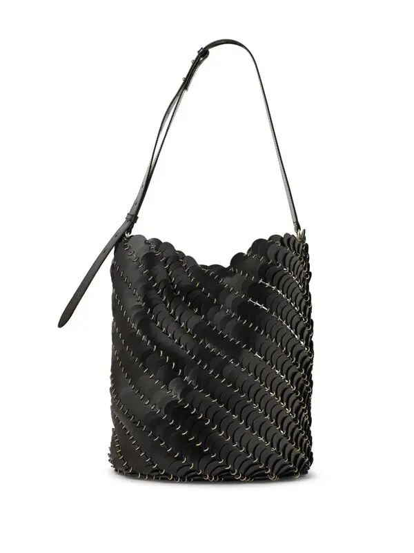 Rabanne Pacoïo Leather Bucket Bag