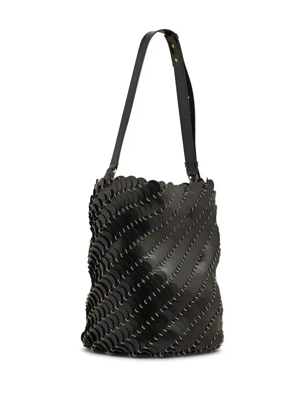 Rabanne Pacoïo Leather Bucket Bag