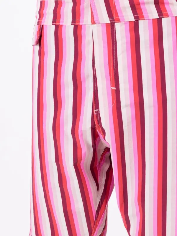 AMIR SLAMA Striped Bermuda Shorts