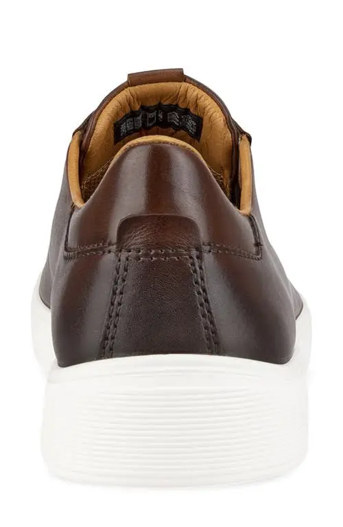 Ecco Street Tray Leather Sneaker - Cognac