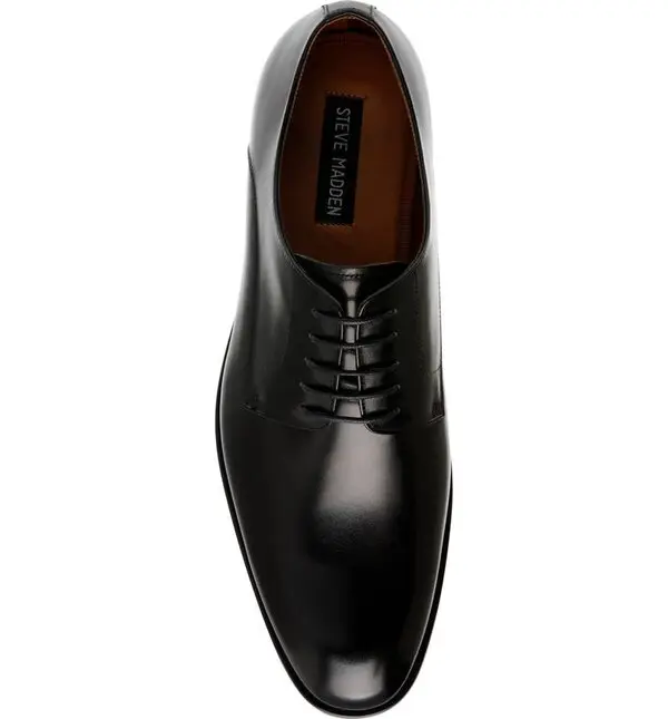 Steve Madden Daedric Derby - Black Leather