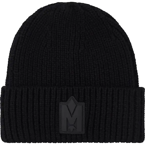 Mackage Wool Blend Cuff Beanie - Black