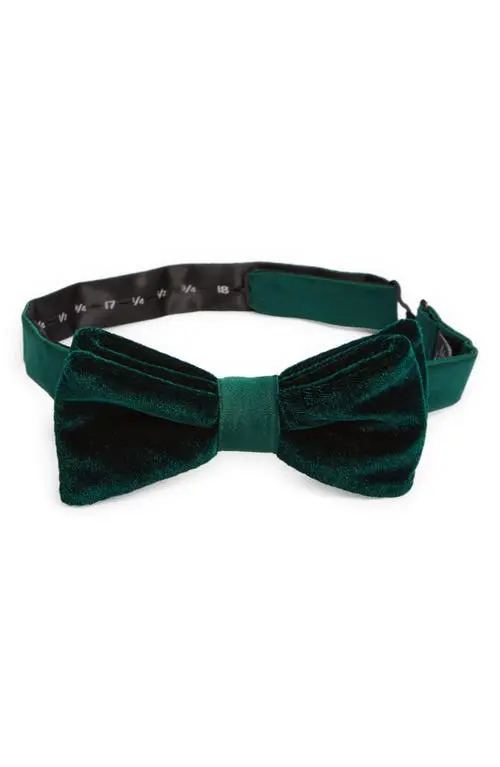 Nordstrom Velvet Silk Bow Tie - Hunter