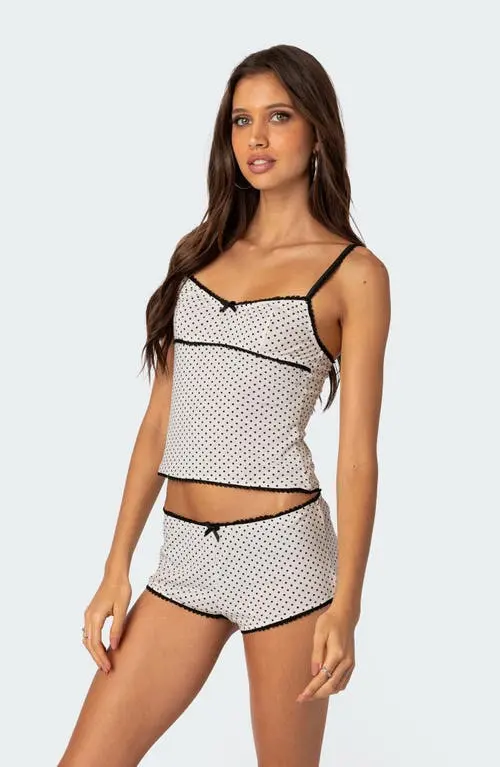 EDIKTED Kendall Polka Dot Camisole