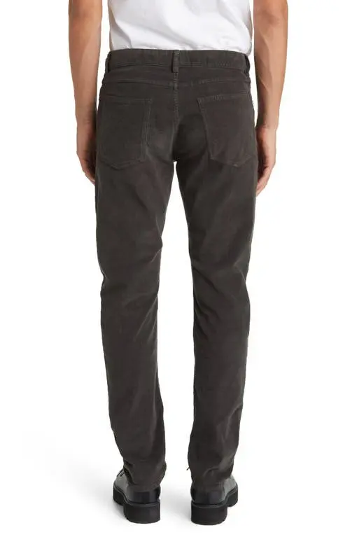 Closed Unity Slim-fit Cotton-blend Corduroy Pants - Charcoal