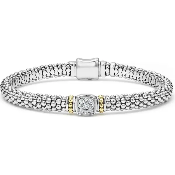 Lagos Rittenhouse Pavé Diamond Bracelet - Silver
