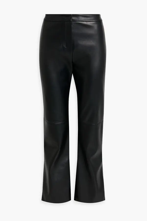 Max Mara Karub Faux Leather Flared Pants
