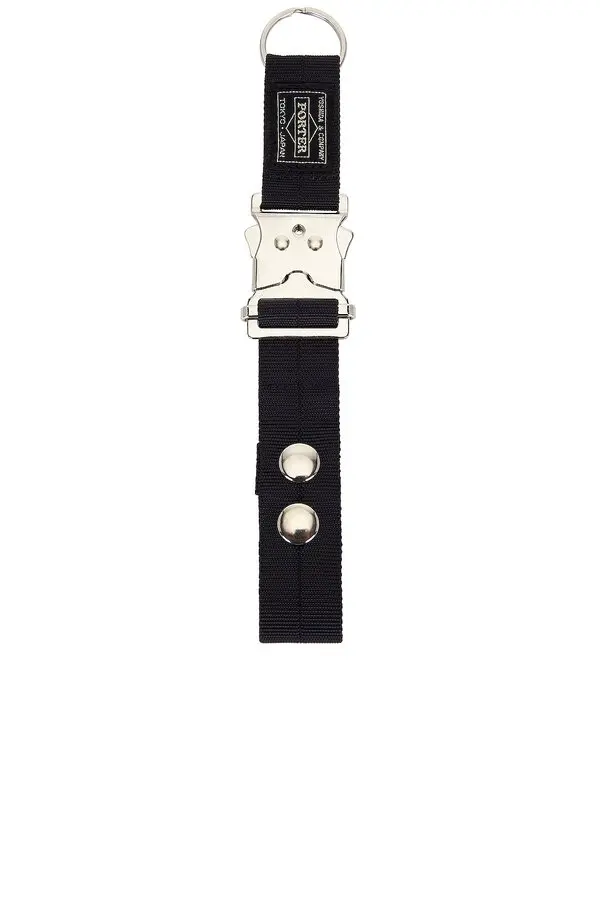 PORTER-YOSHIDA & CO Joint Key Holder In Black - Black & Silver