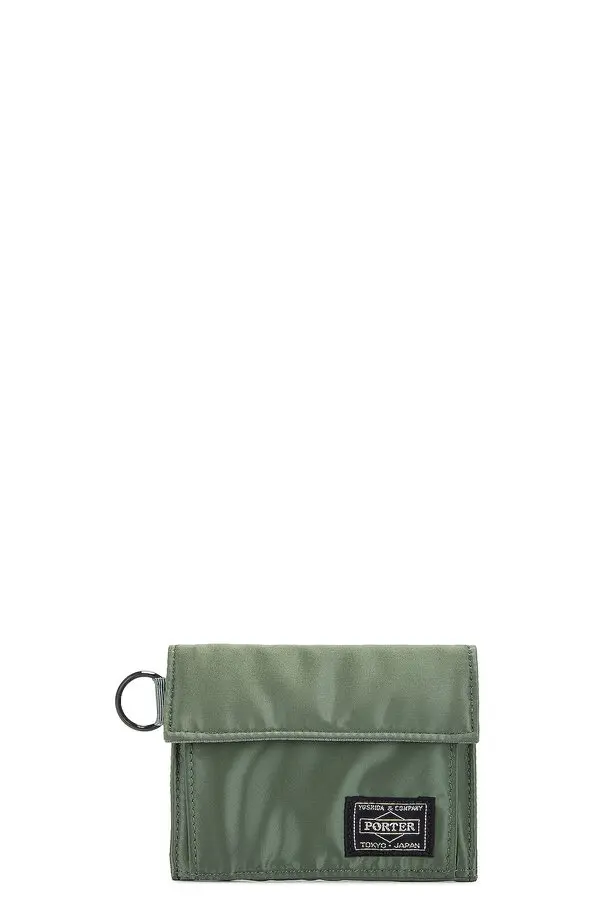 PORTER-YOSHIDA & CO Tanker Wallet In Green - Sage Green