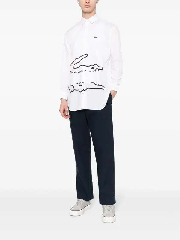 Comme Des Garçons X Lacoste Cotton Shirt - White