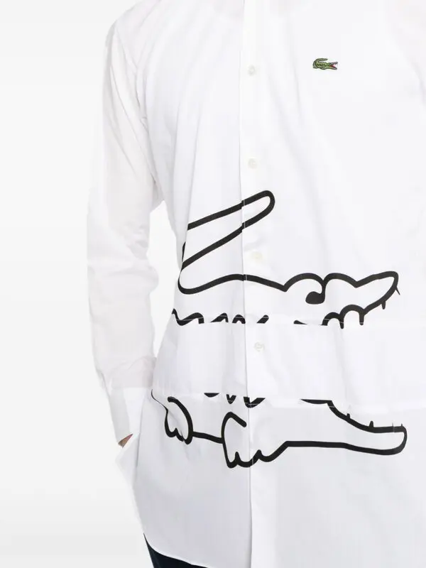 Comme Des Garçons X Lacoste Cotton Shirt - White