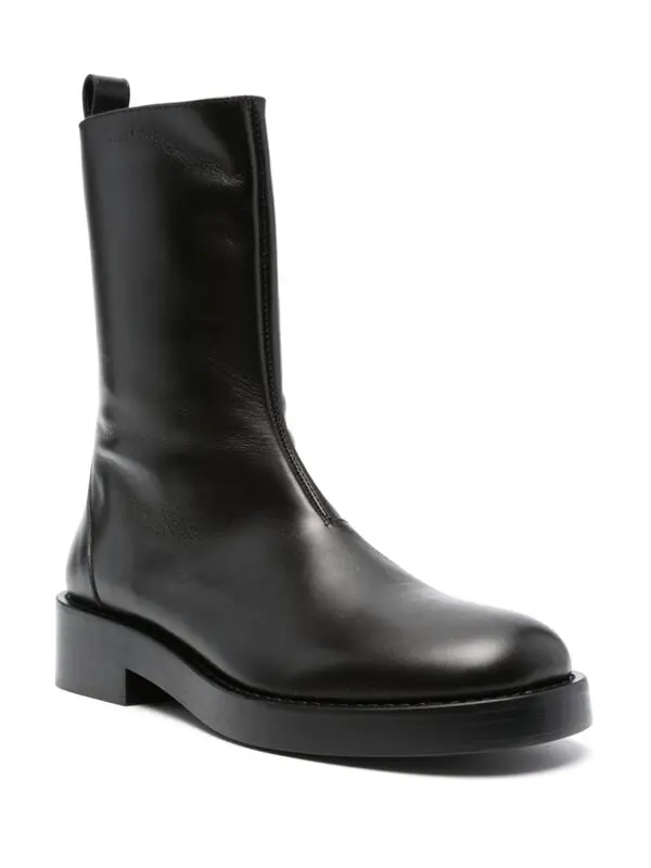 COURREGES Stretch Leather Boots