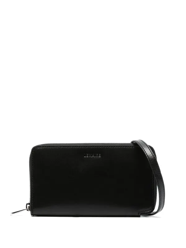 LEMAIRE Continental Leather Wallet - Black