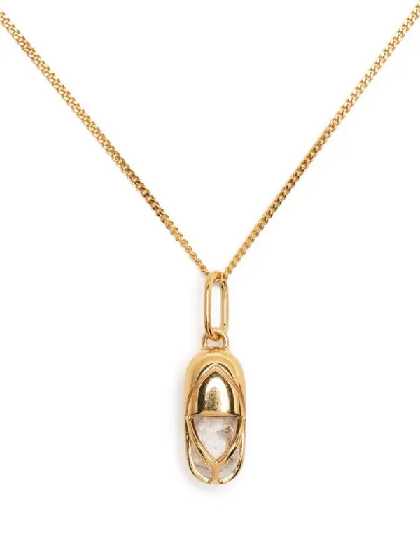 CAPSULE ELEVEN Crystal Pendant Necklace - Gold