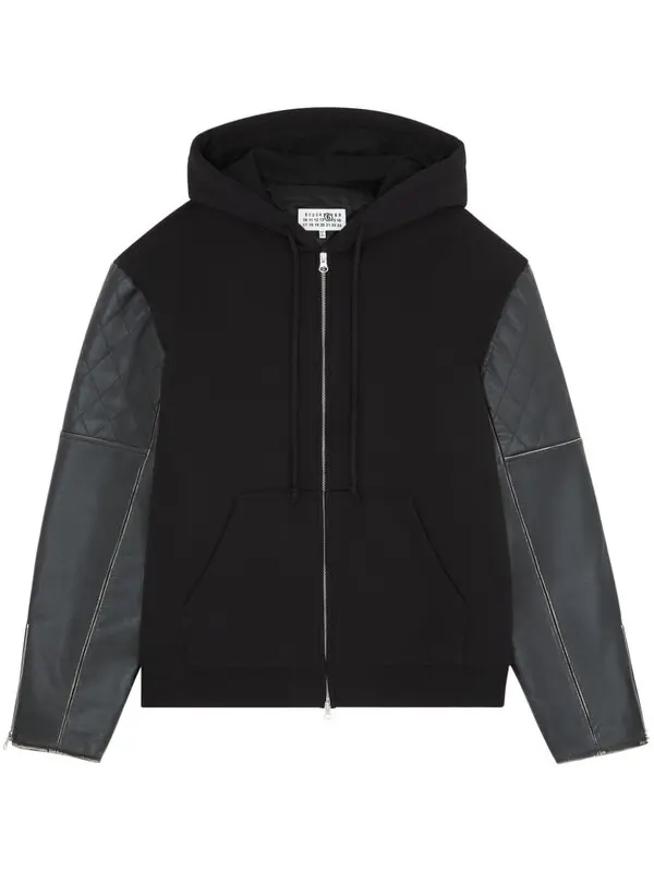 MAISON MARGIELA Zip-up Hooded Jacket